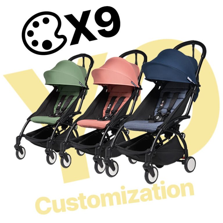 The Dimensions of the YOYO Stroller Folded and Unfolded